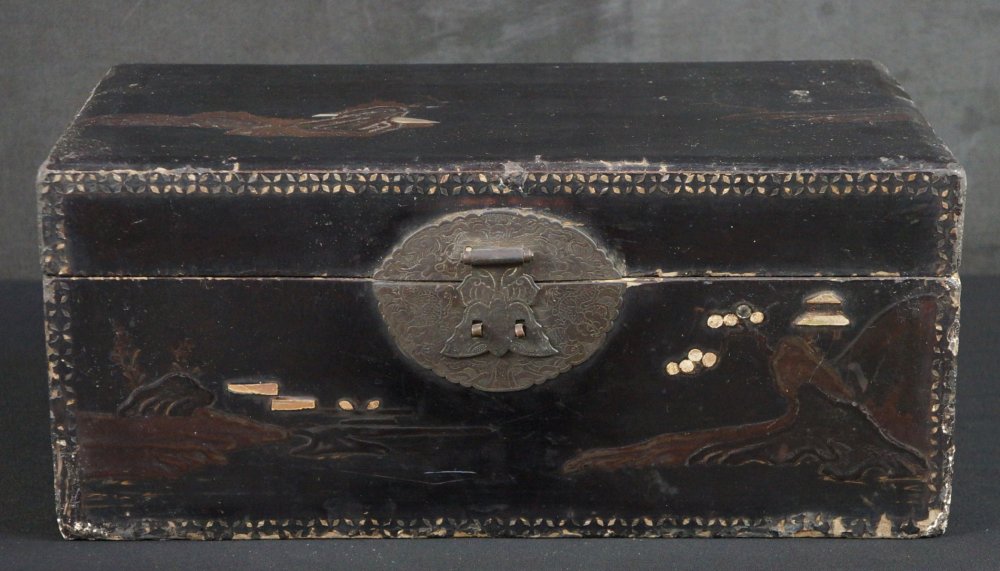 Antique cosmetics box 1700s