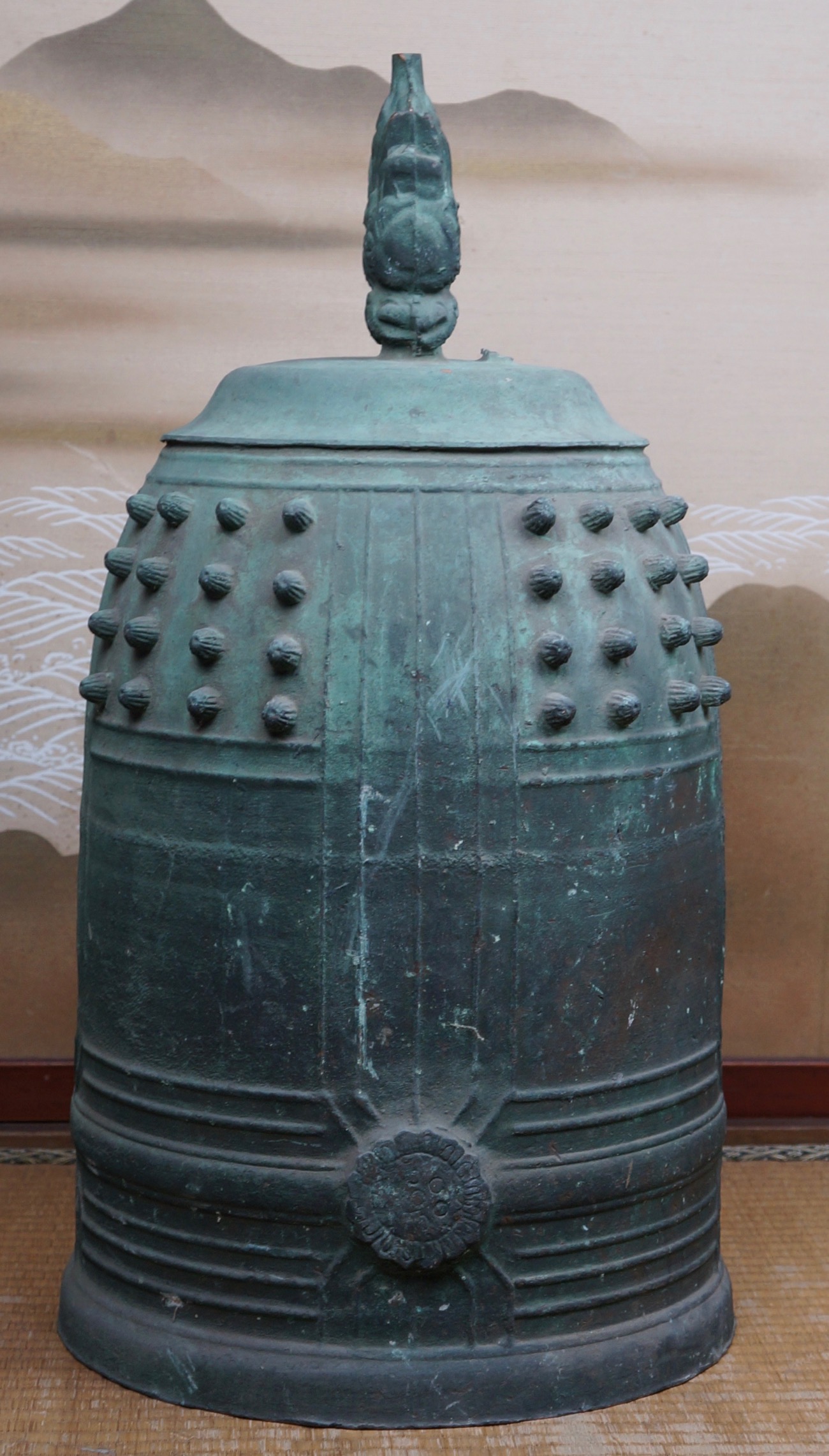 Antique Japan Buddhist temple bronze bell tower bell 1800s Japanese ...