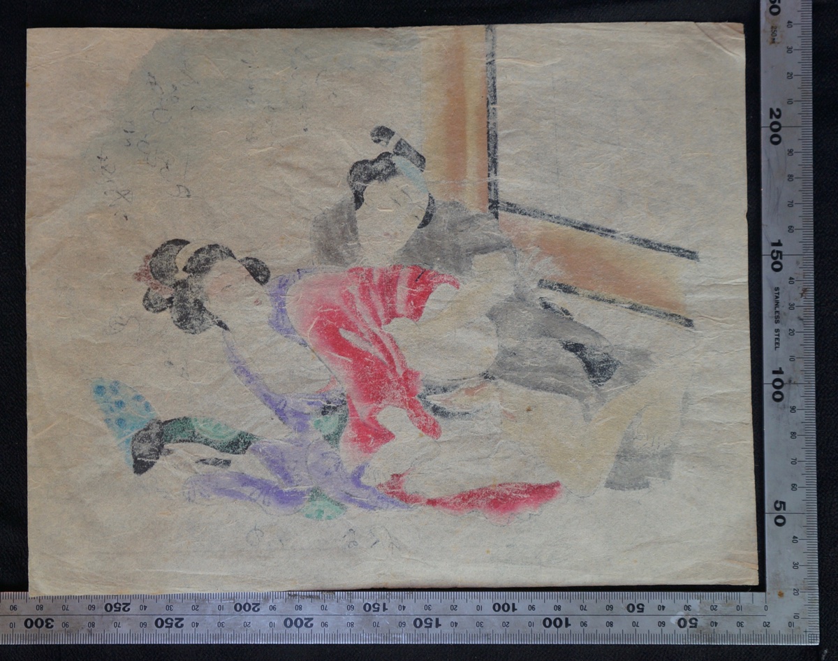 Shunga painting 1900